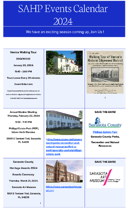 Sarasota Alliance for Historic Preservation